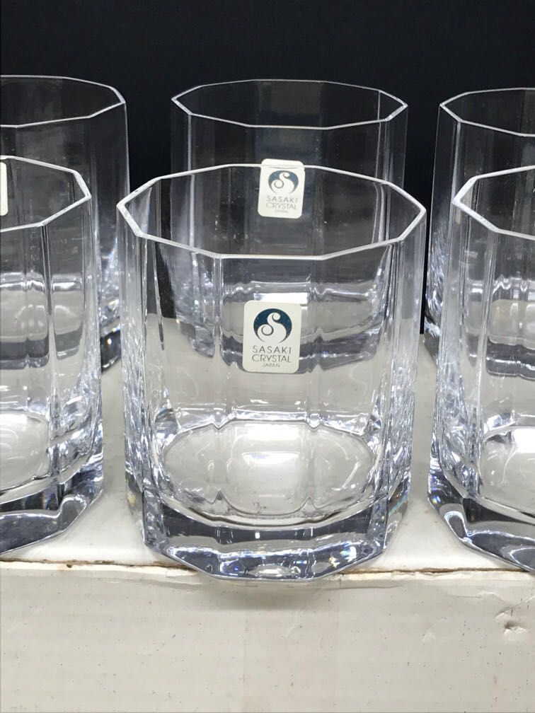 Vintage ! SASAKI CRYSTAL GLASS - Made in Japan, Hobbies & Toys ...