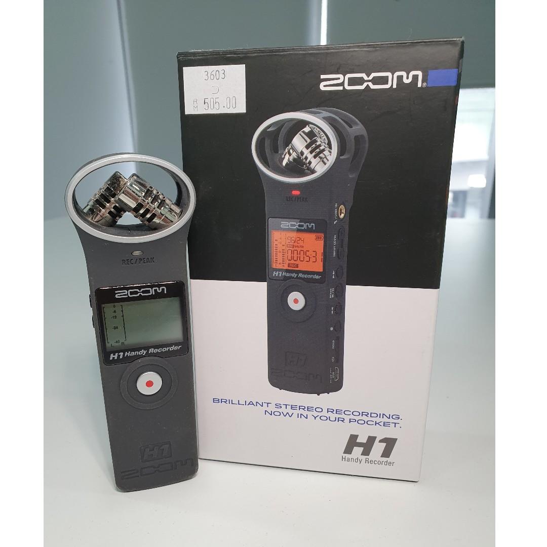 Zoom H1 Handy Recorder + Accessory Pack, Photography, Video Cameras on ...