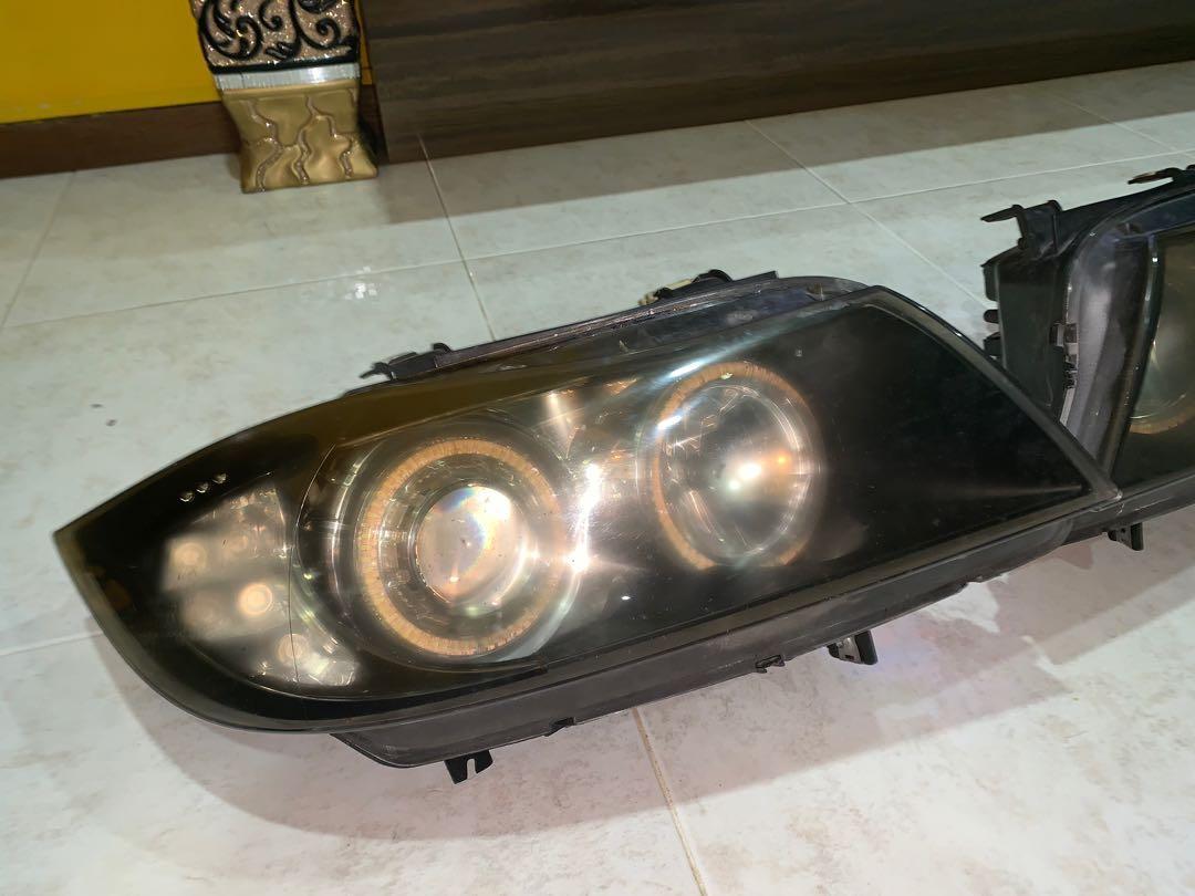 BMW 320i E90 Angel Eye headlights, Car Accessories, Electronics ...