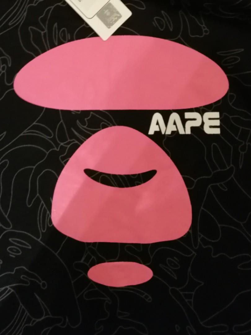 BNWT AAPE limited edition Japan Exclusive Pink Ape Tee Shirt, Men's ...