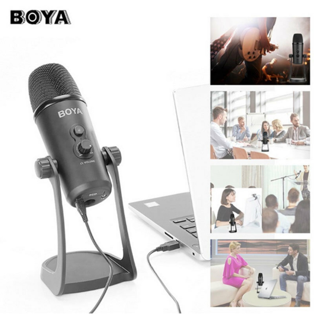 Boya BY-PM700 USB Condenser Live Microphone for Computer Conference ...