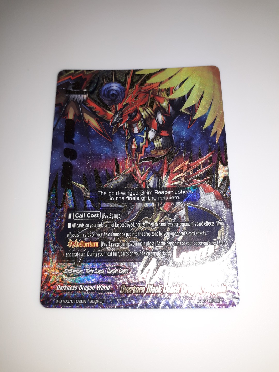 Buddyfight Buddyfight Overturn Black Death Dragon, Abygale secret, Toys ...