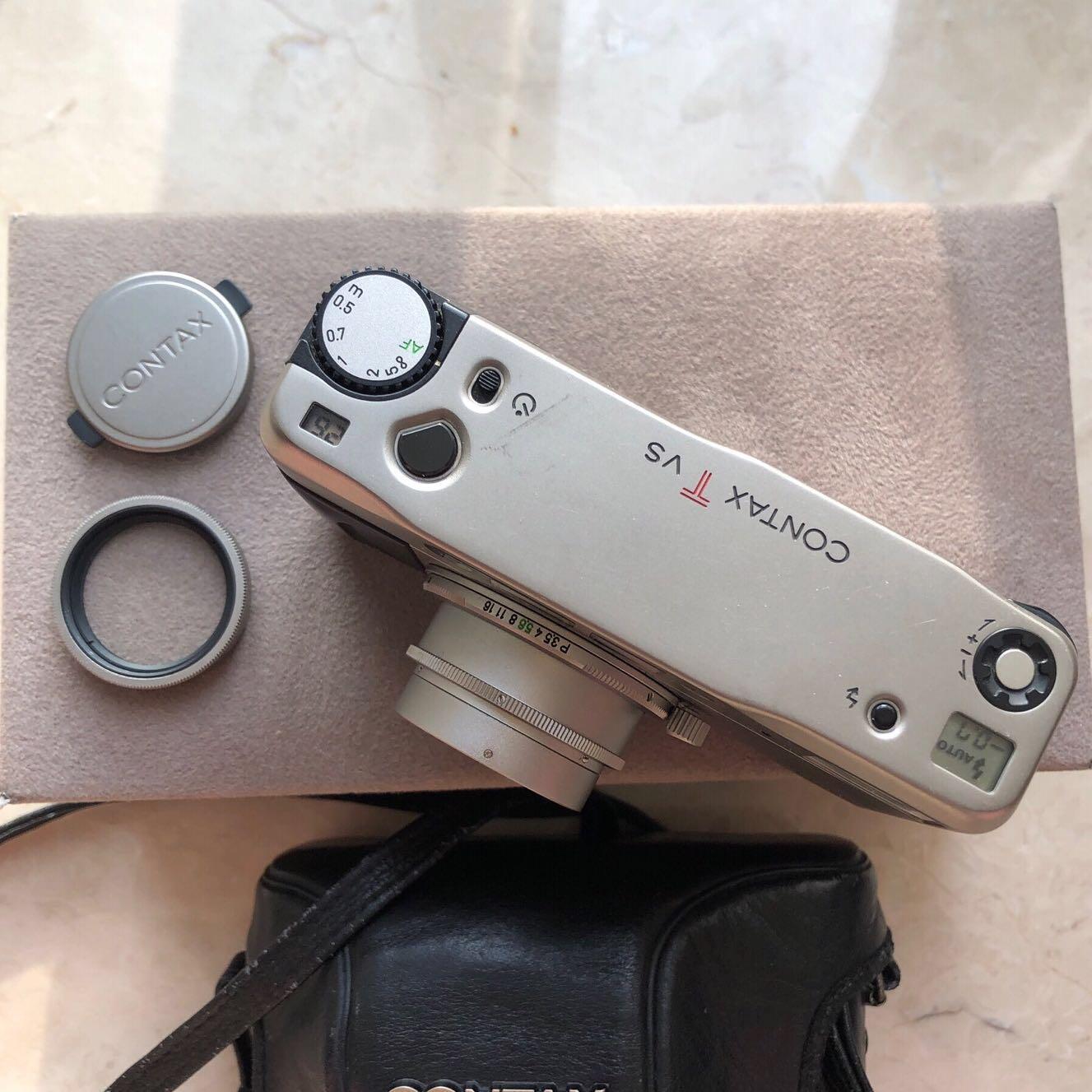 Contax TVS full set 9/10, Photography, Cameras on Carousell