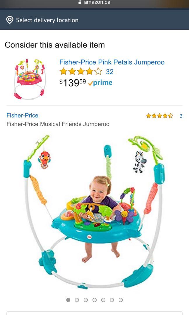 Fisher Price Jumperoo 跳跳樂, 兒童＆孕婦用品, 嬰兒玩具 - Carousell