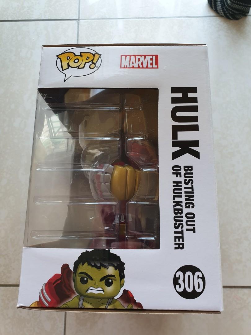 Funko Pop! Marvel Avengers Infinity War Hulk #306 -Busting out of ...