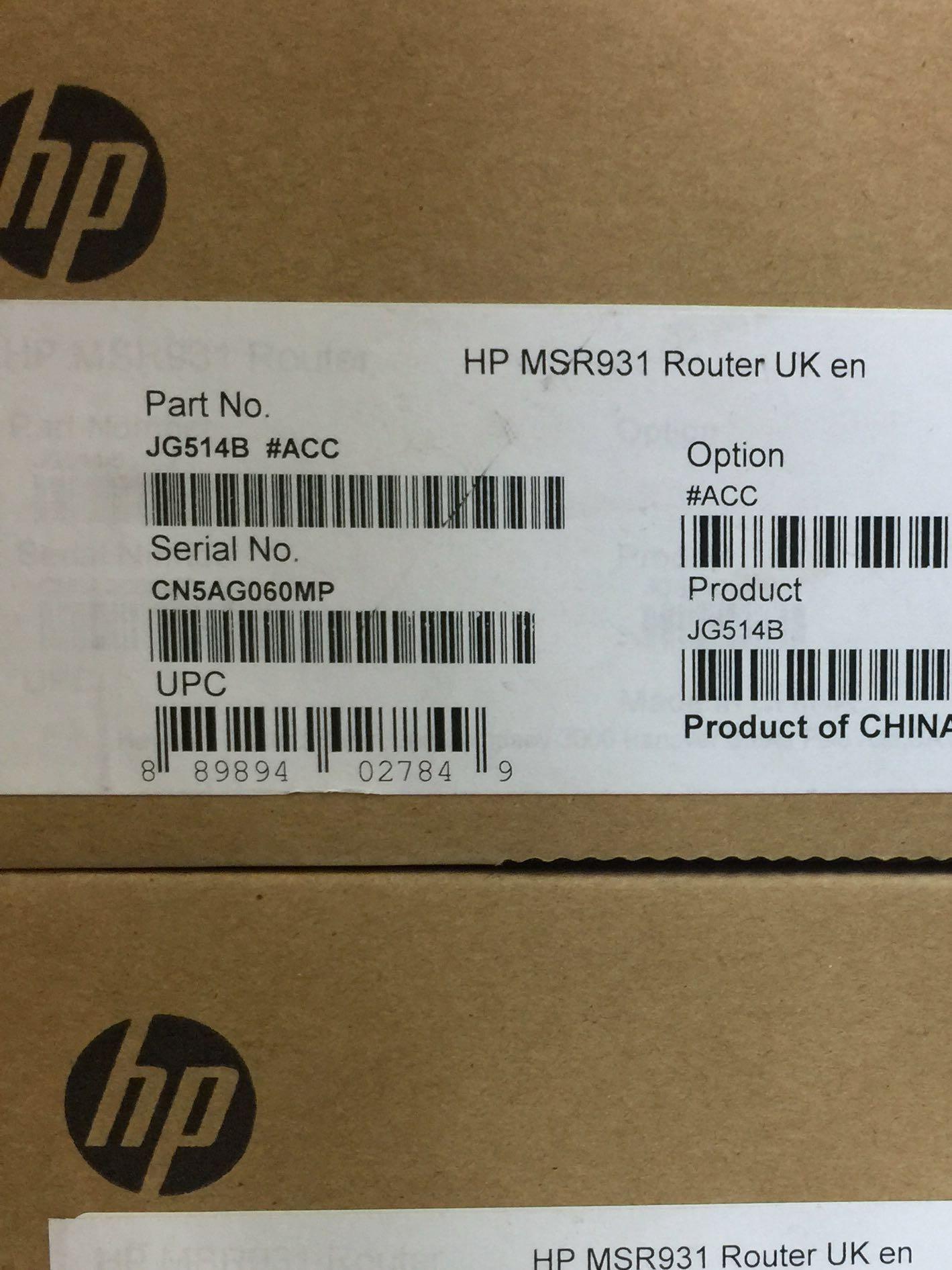 HP MSR Router, Computers & Tech, Parts & Accessories, Networking on ...