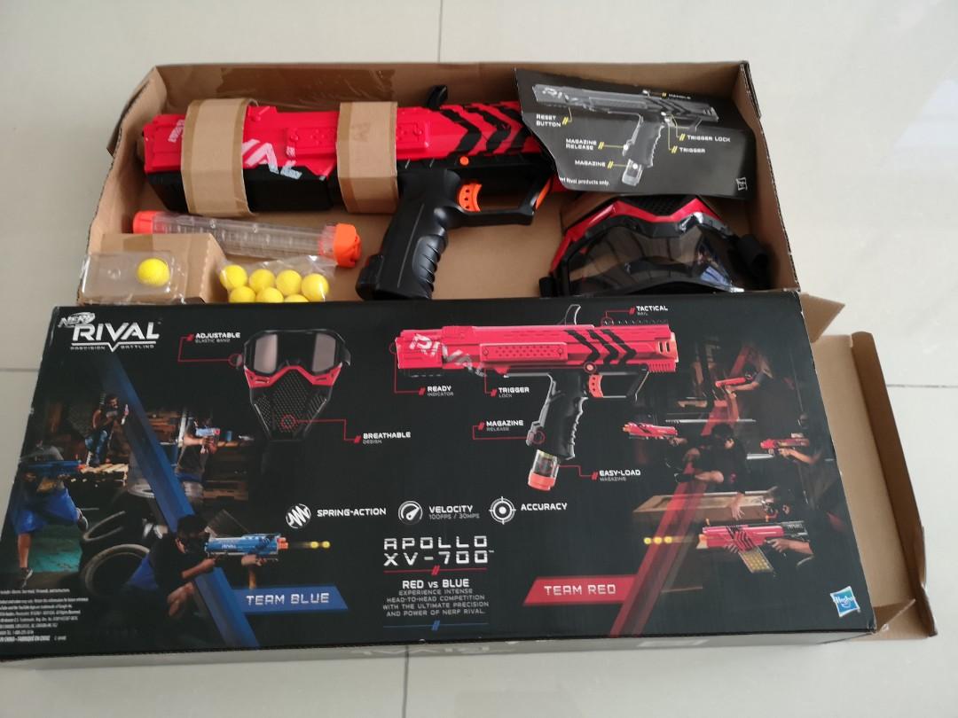 Nerf Rival Apollo XV-700 + Face Mask Set, Toys & Games, Others on Carousell