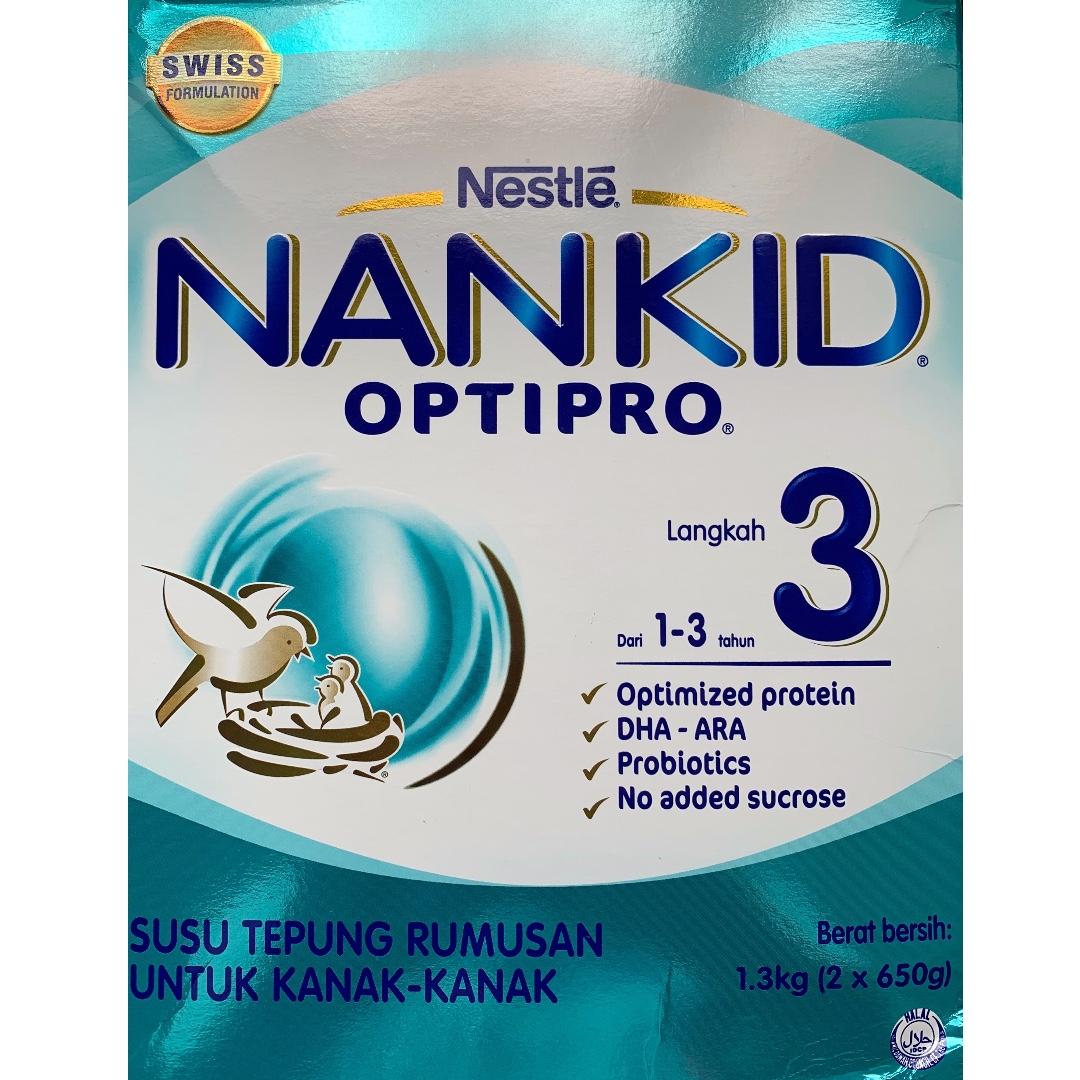 Nestle NANkid Optipro Step 3 (Refill Pack), Babies & Kids, Nursing ...