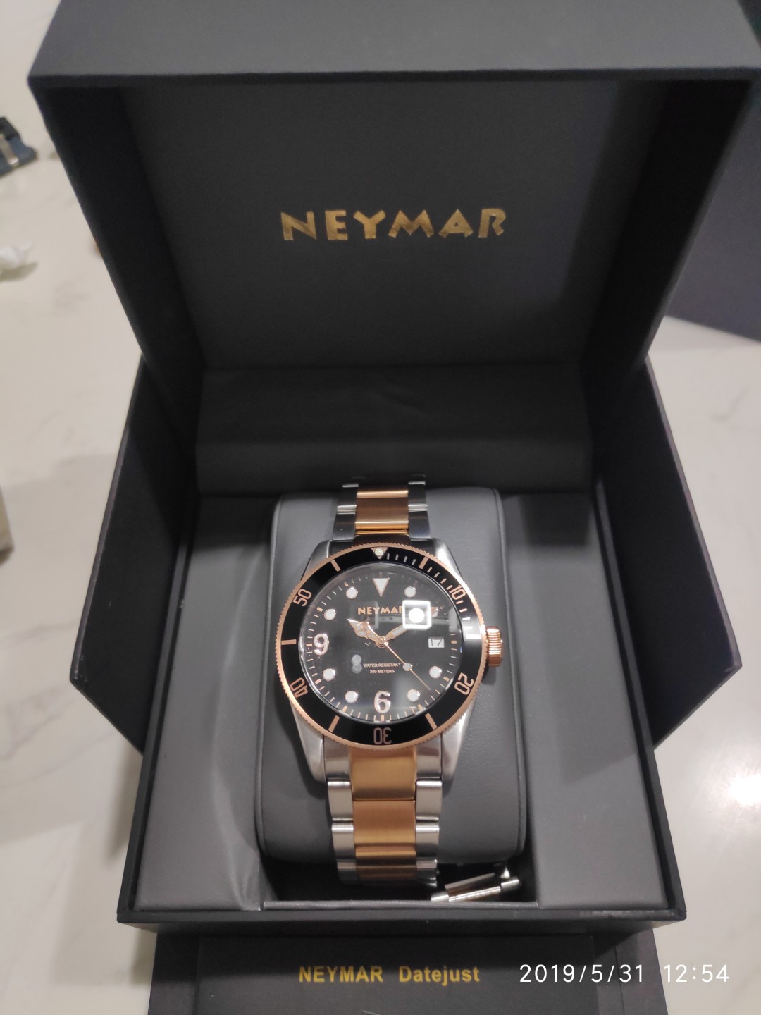 Neymar two tone rose gold, Luxury, Watches on Carousell