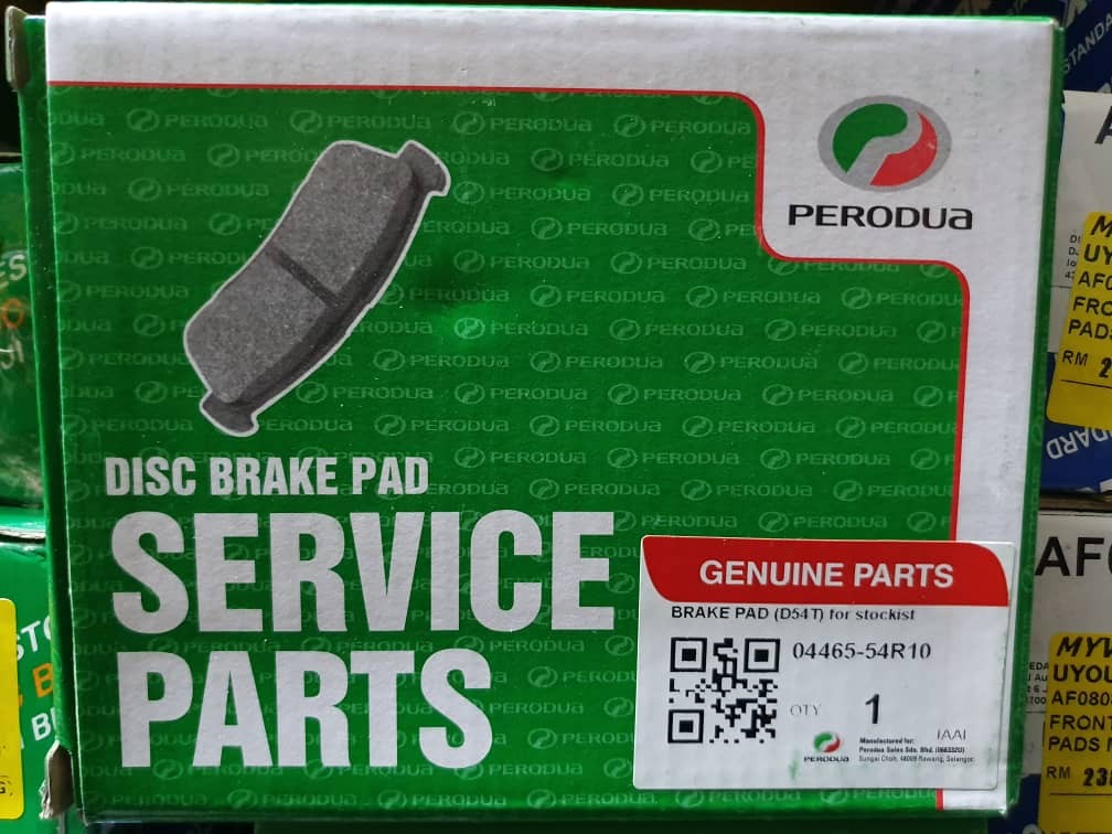 Perodua Original Brake Pad, Auto Accessories on Carousell