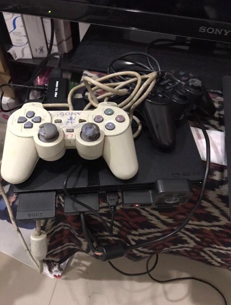 Sony Ps2 Slim + 52 Games (Full Set), Video Gaming, Video Game Consoles ...