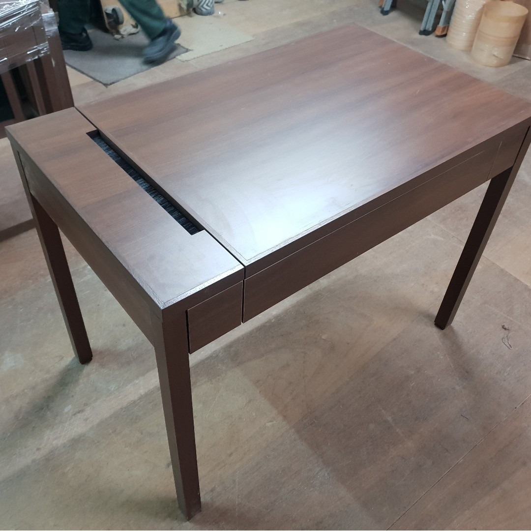 STUDY TABLE with Soft closing flip up / down compartment, Furniture ...
