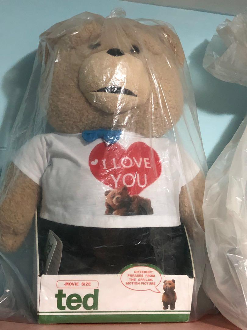 Ted Teddy Bear Plushie (Big), Hobbies & Toys, Toys & Games on Carousell