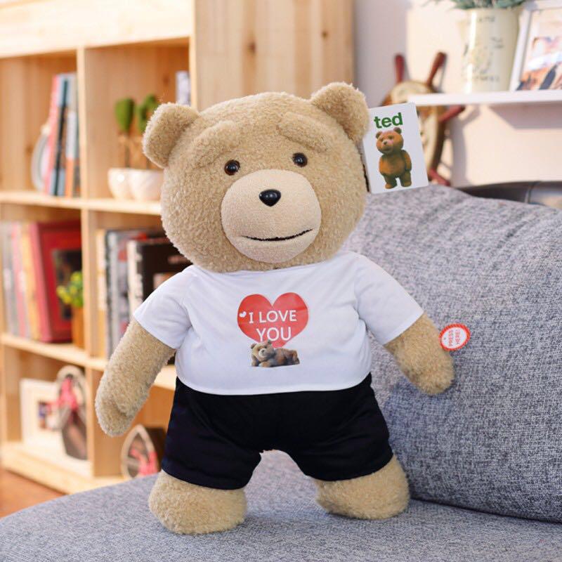 Ted Teddy Bear Plushie (Big), Hobbies & Toys, Toys & Games on Carousell