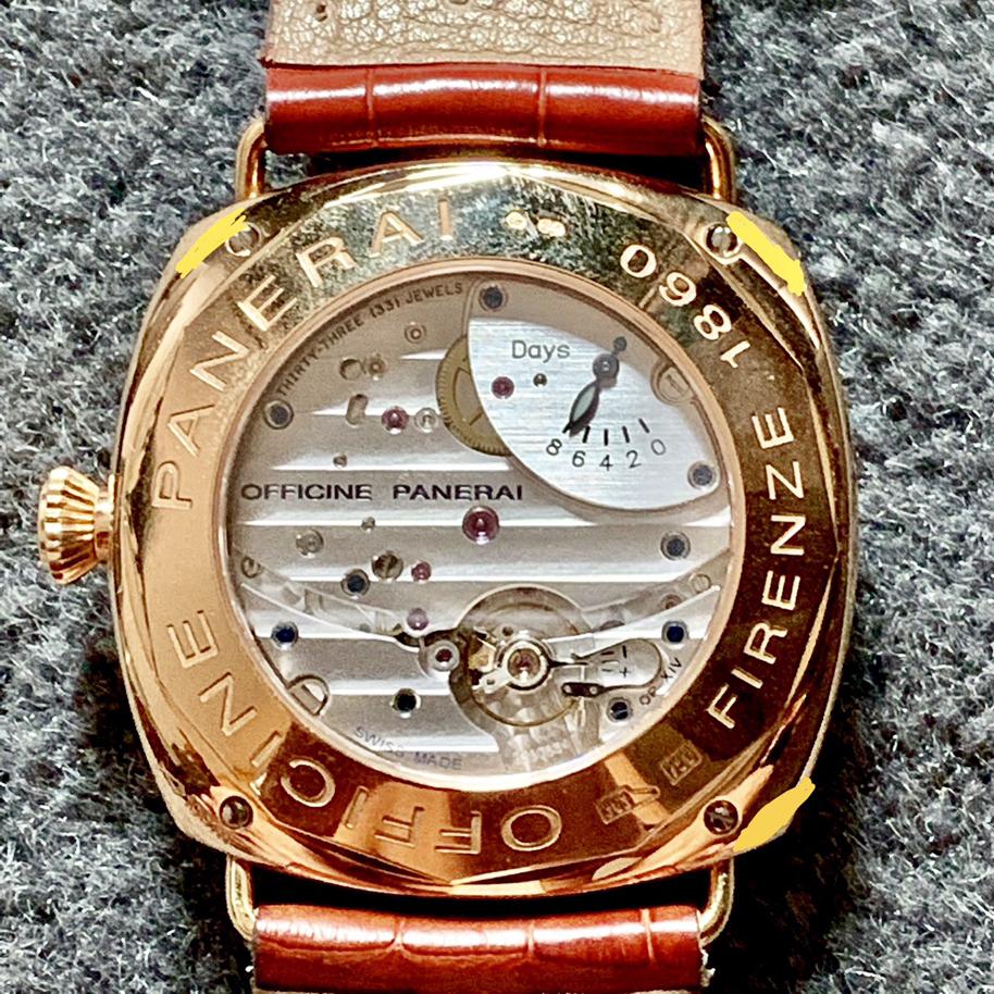 Officine Panerai 8 Day Radiomir Rose Gold PAM 197, Luxury, Watches on ...