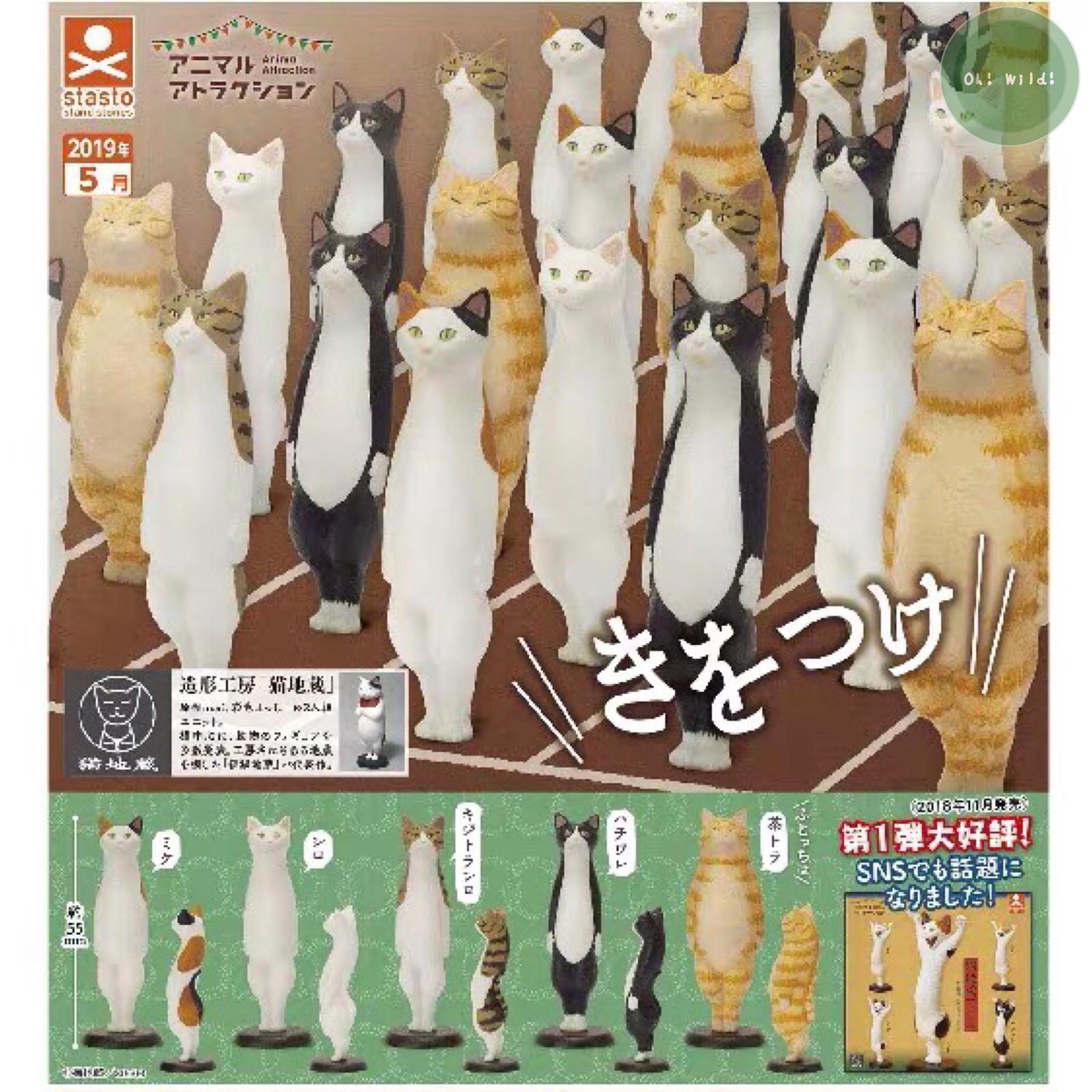 貓地藏-站立篇 地藏貓 貓地藏佛 stasto 喵星人 貓星人 貓咪 貓奴 動物扭蛋 (全套5款) 扭蛋, 興趣及遊戲, 玩具 & 遊戲類 - Carousell