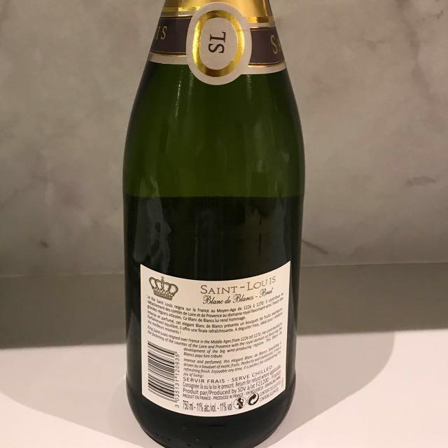 香檳/ sparkling wine: Saint Louis - Blanc De Blancs Brut , 嘢食 & 嘢飲, 飲料 ...