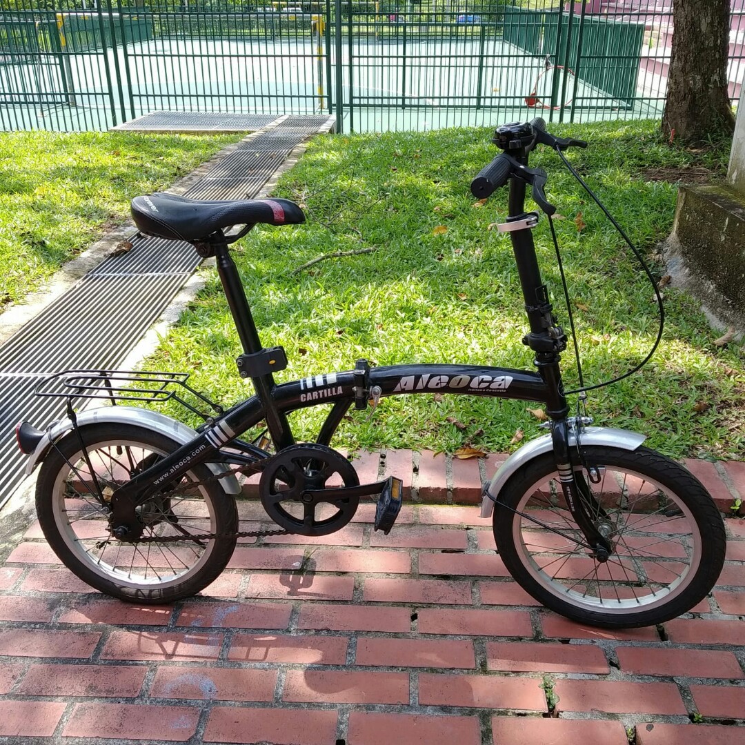 Aleoca Cartilla 16" folding bicycle, Sports Equipment, Bicycles & Parts ...