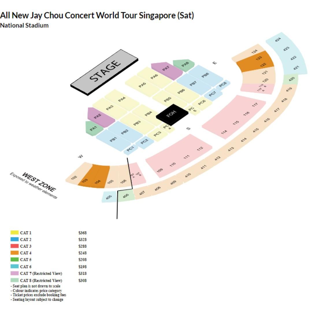 All New Jay Chou Concert World Tour Singapore, Tickets & Vouchers ...