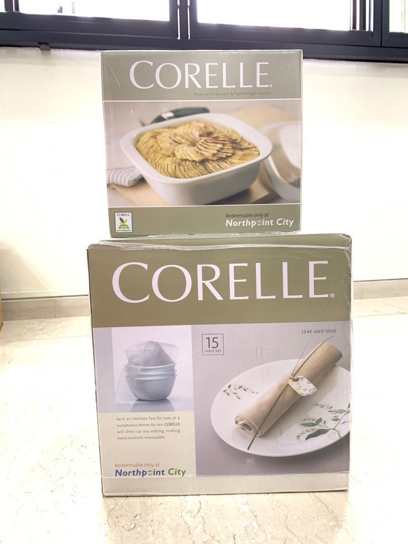 Brand New Corelle 15 Pc Plates, Bowls Set , Furniture & Home Living ...