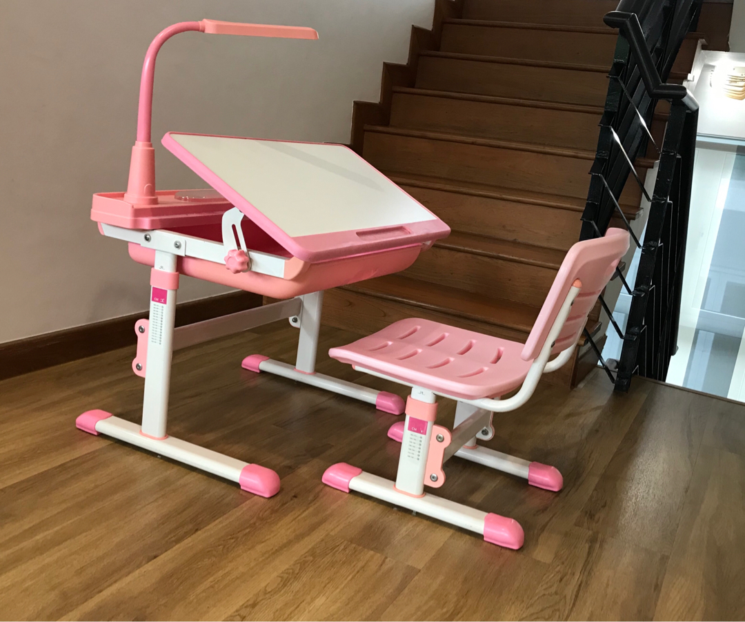 Extendable Study Table And Chair, Furniture & Home Living, Furniture ...