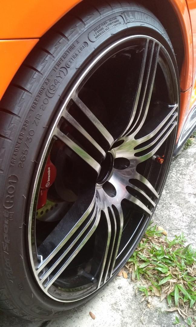 Extremely rare, Veilside Rims (PL1) with tyres [pls read description ...