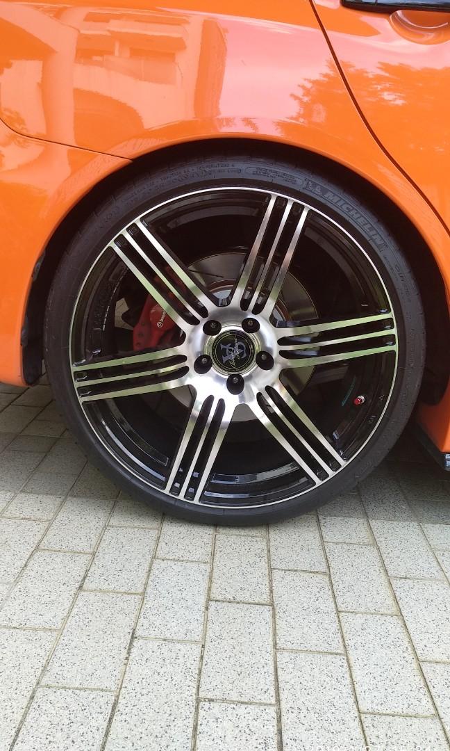 Extremely rare, Veilside Rims (PL1) with tyres [pls read description ...