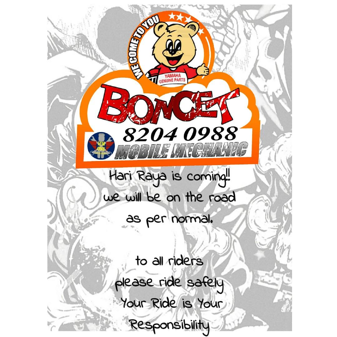 Hari Raya motorcycle rescue / Hari Raya onsite mechanic / Hari Raya ...