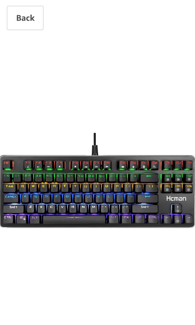 Hcman Mechanical Keyboard, Computers & Tech, Parts & Accessories ...