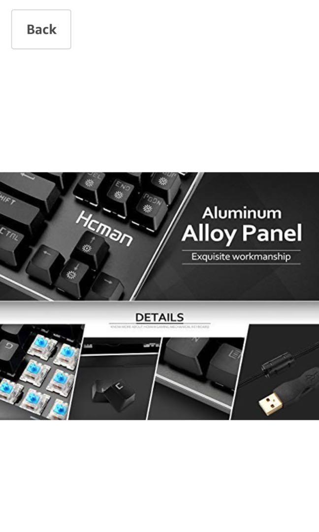Hcman Mechanical Keyboard, Computers & Tech, Parts & Accessories ...