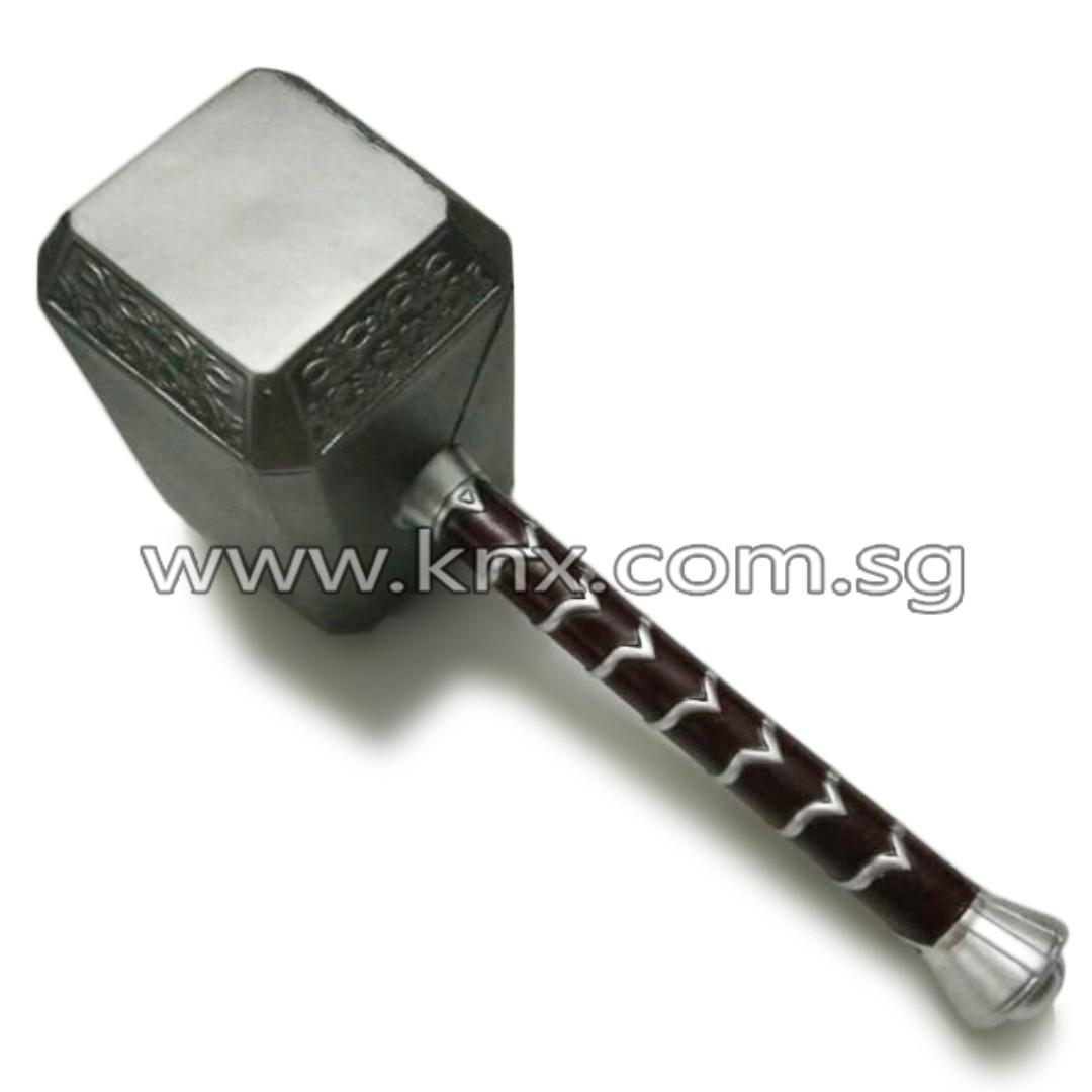 Cosplay The Avengers Thor Mjolnir Foam Toy Hammer, Everything Else on Carousell
