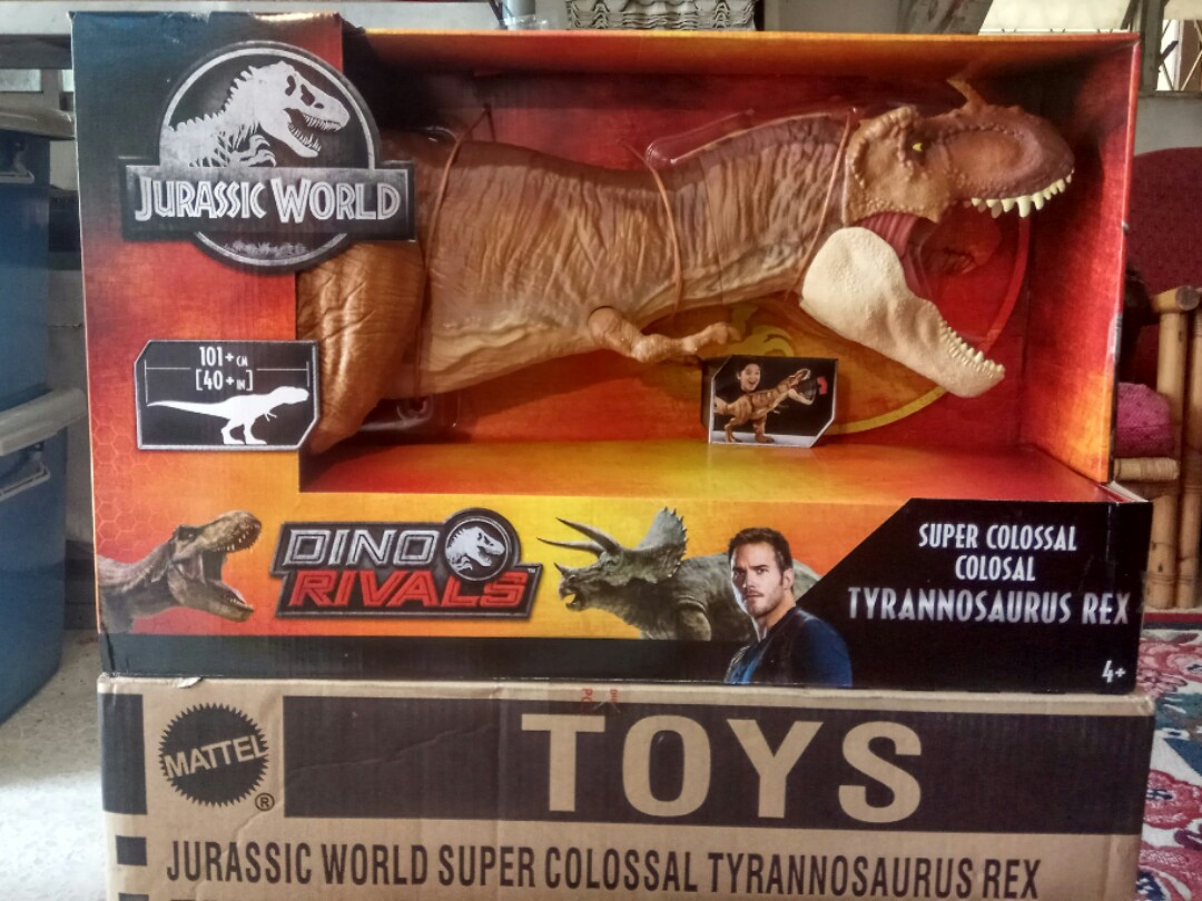 Jurassic World Super Colossal T Rex, Hobbies & Toys, Collectibles ...