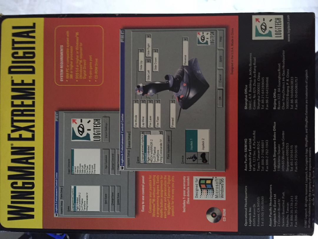 Logitech Wingman Extreme Digital, Computers & Tech, Parts & Accessories ...