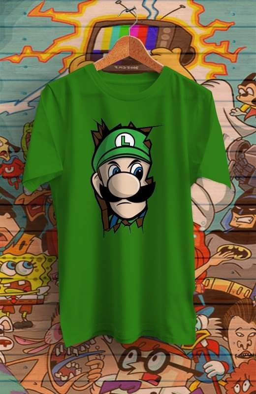 Luigi shirt, Women's Fashion, Tops, Shirts on Carousell