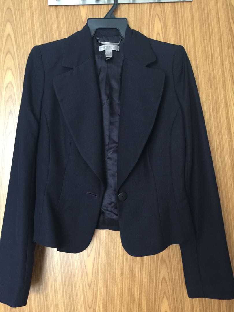 Mango Navy Blazer, Women's Fashion, Coats, Jackets and Outerwear on ...