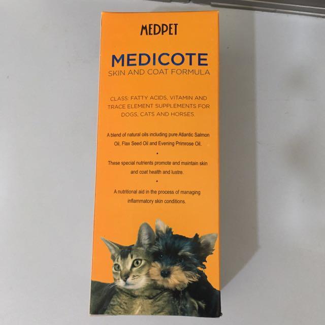 MedPet Medicote Skin & Coat Supplement 100ml, Pet Supplies on Carousell