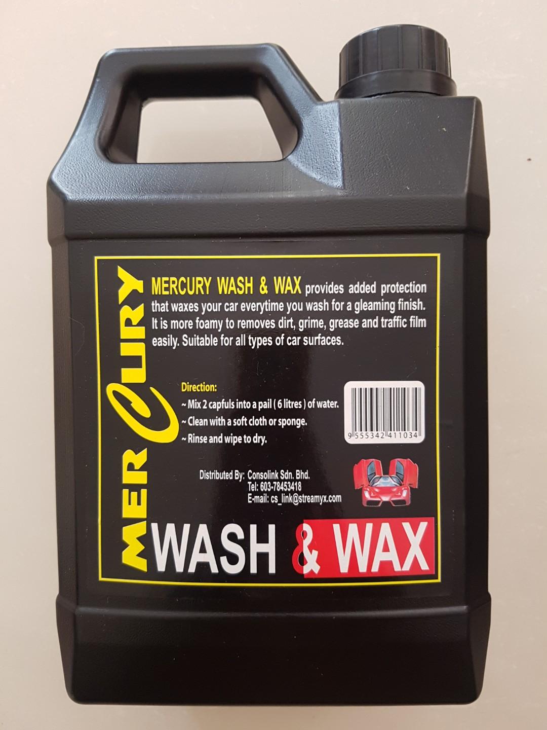 MERCURY 2L concentrated wash and was car cleaner, Car Accessories ...