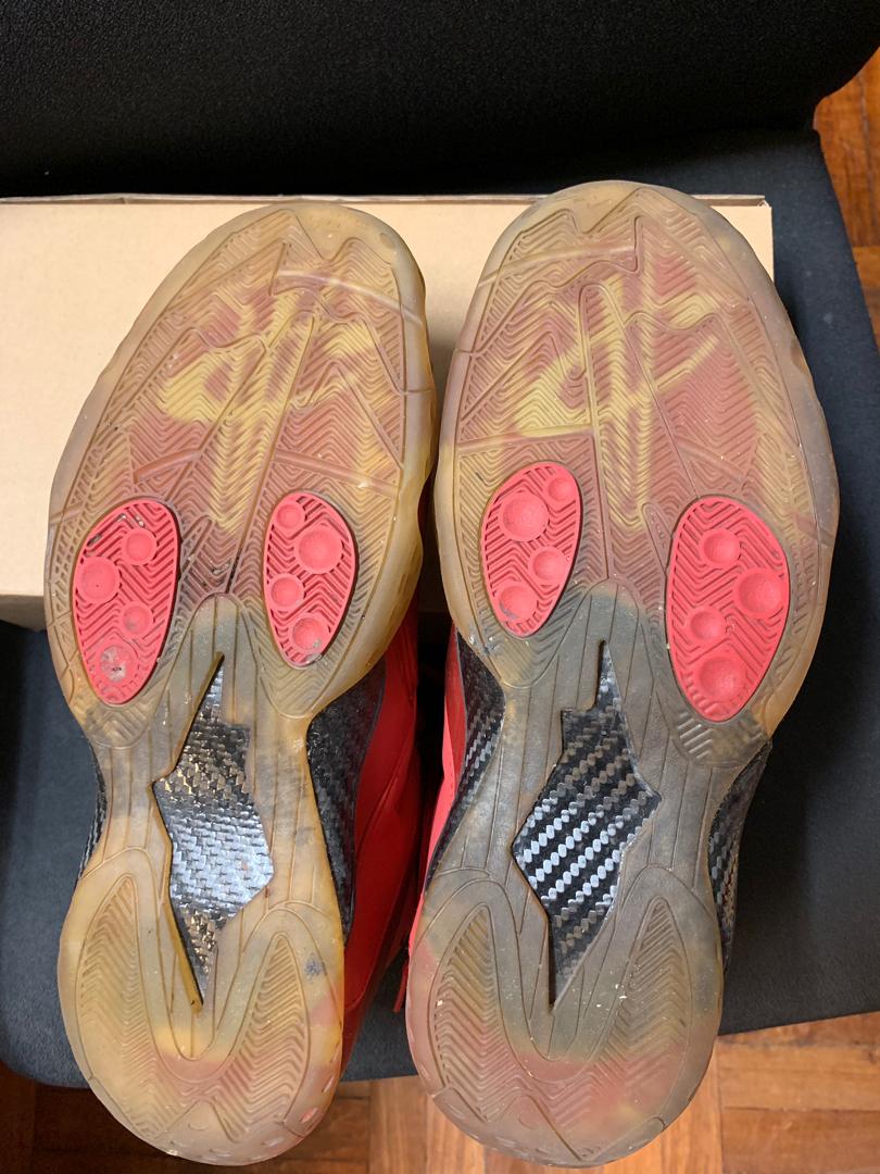 Nike Zoom Rookie Penny Hardaway Varsity Red, 男裝, 鞋, 西裝鞋 - Carousell