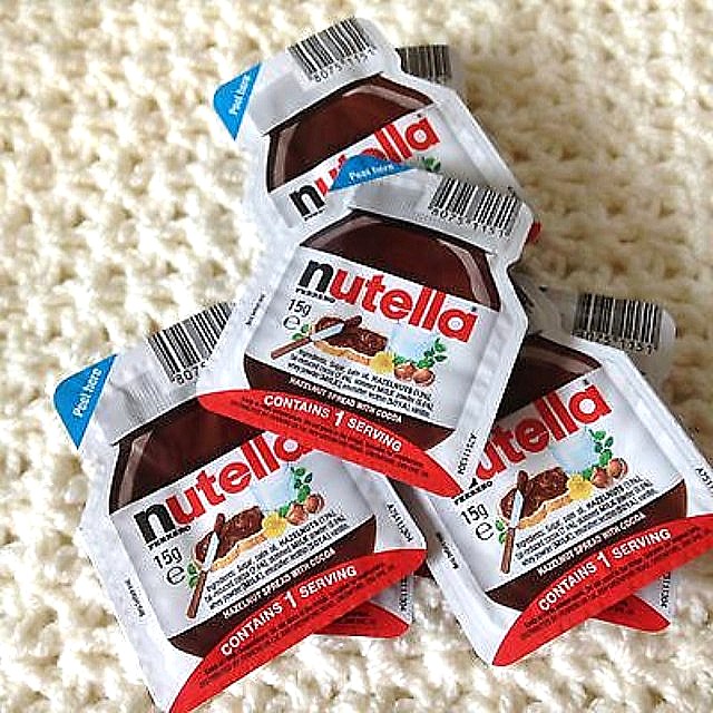 AUSTRALIA Halal Nutella hazelnut chocolate spread mini handy pack ...