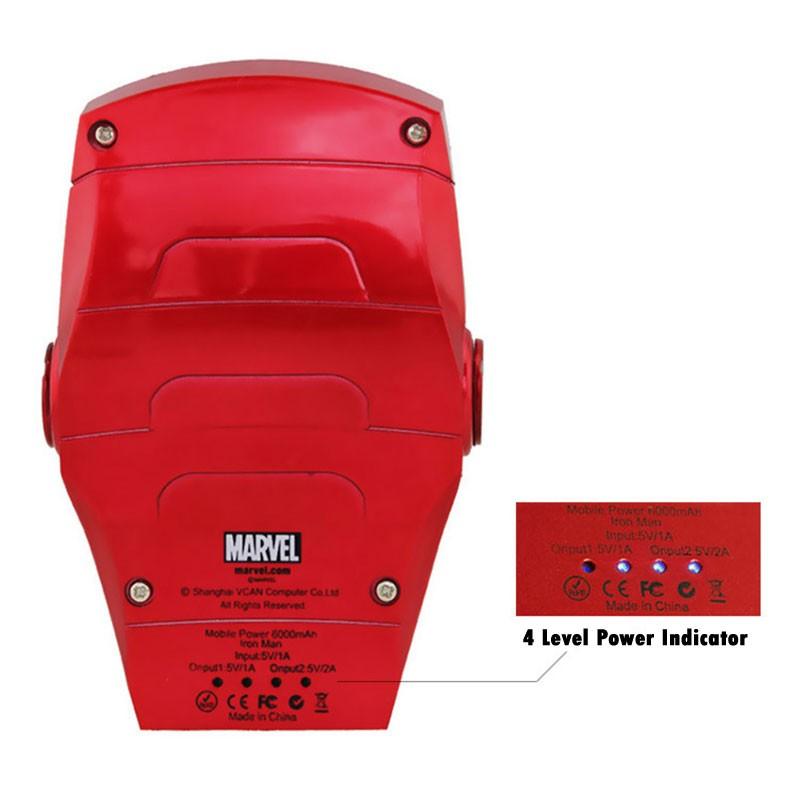 Power Bank Iron Man Avengers 6000mAH Marvel Cute, Mobile Phones ...