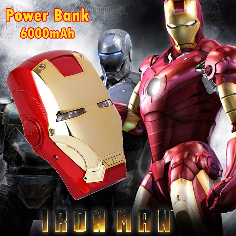 Power Bank Iron Man Avengers 6000mAH Marvel Cute, Mobile Phones ...