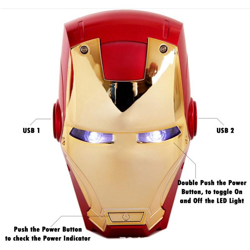 Power Bank Iron Man Avengers 6000mAH Marvel Cute, Mobile Phones ...