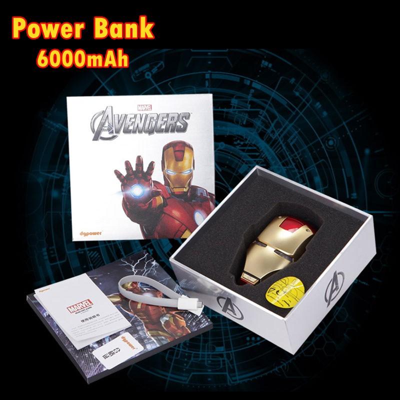 Power Bank Iron Man Avengers 6000mAH Marvel Cute, Mobile Phones ...