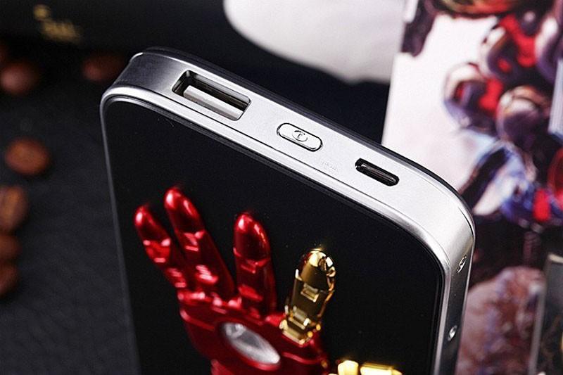 Power Bank Iron Man Hand Repulsors Avengers 12000mAH Marvel, Mobile ...