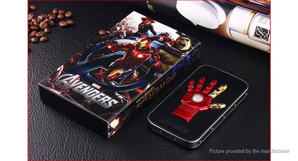 Power Bank Iron Man Hand Repulsors Avengers 12000mAH Marvel, Mobile ...