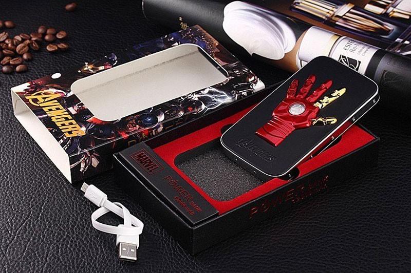 Power Bank Iron Man Hand Repulsors Avengers 12000mAH Marvel, Mobile ...