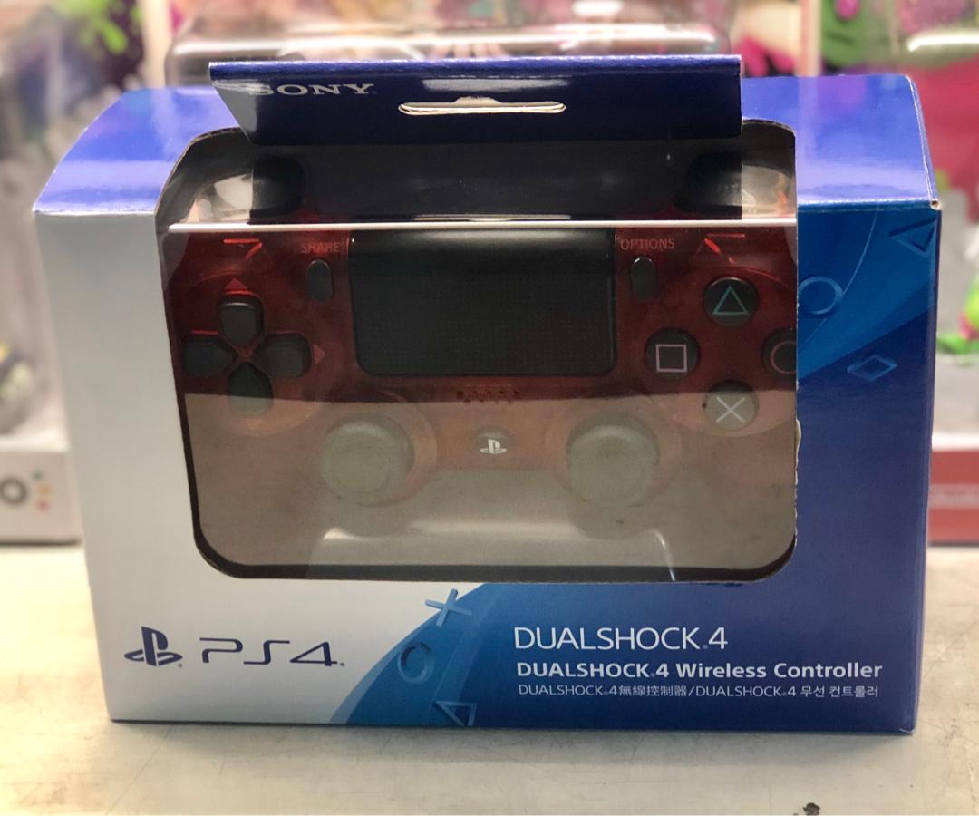 PS4 DS4 V2 Controller Crystal Red, Video Gaming, Gaming Accessories ...