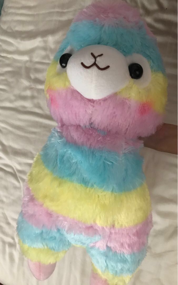 Rainbow alpaca, Hobbies & Toys, Toys & Games on Carousell