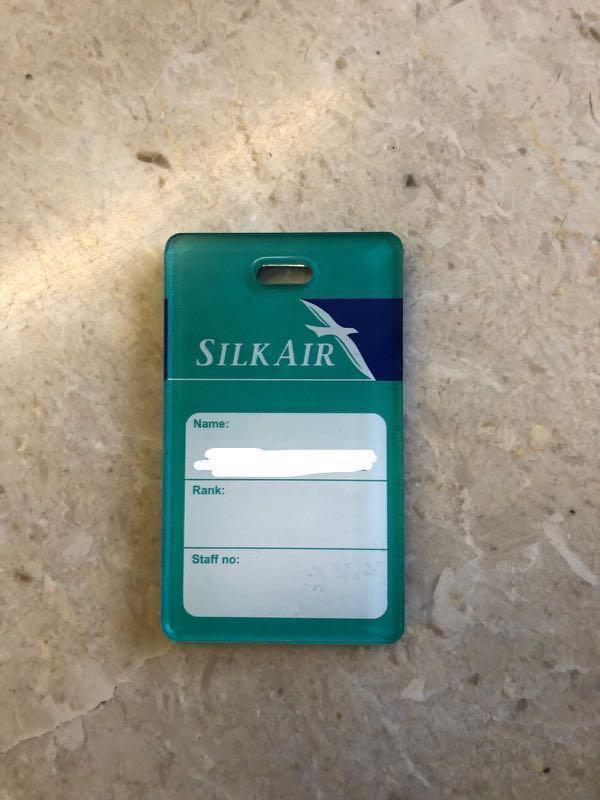 Silkair Cabin Crew Tags, Travel, Travel Essentials, Travel Accessories ...