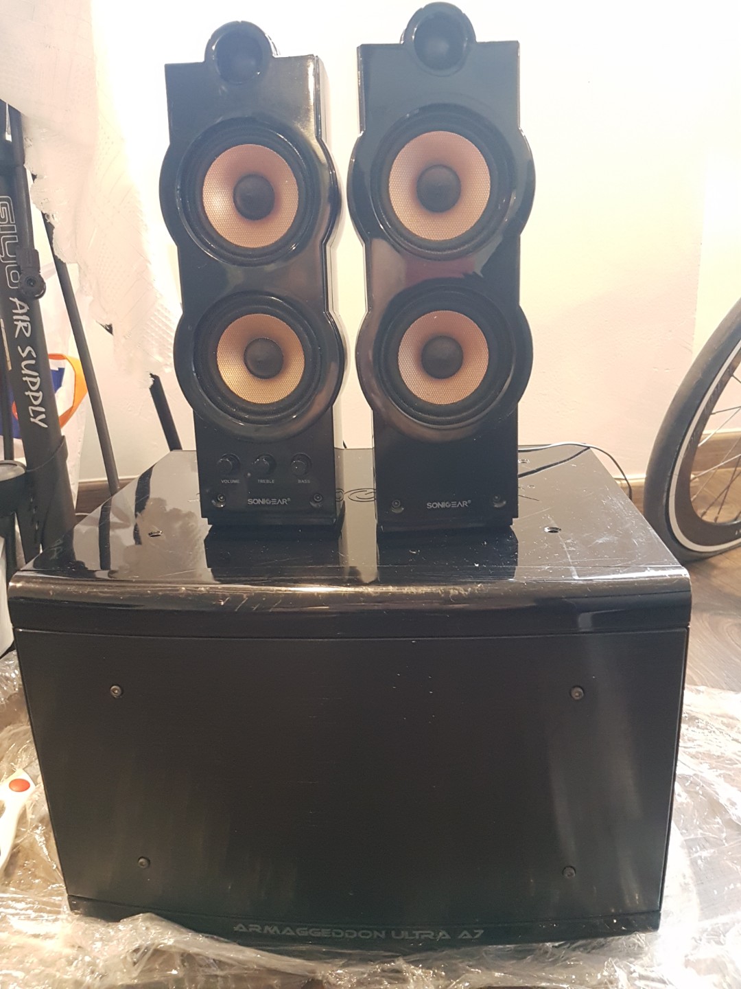 Sonic Gear Armaggeddon Ultra A7 speaker and Subwoofer, Audio, Soundbars ...